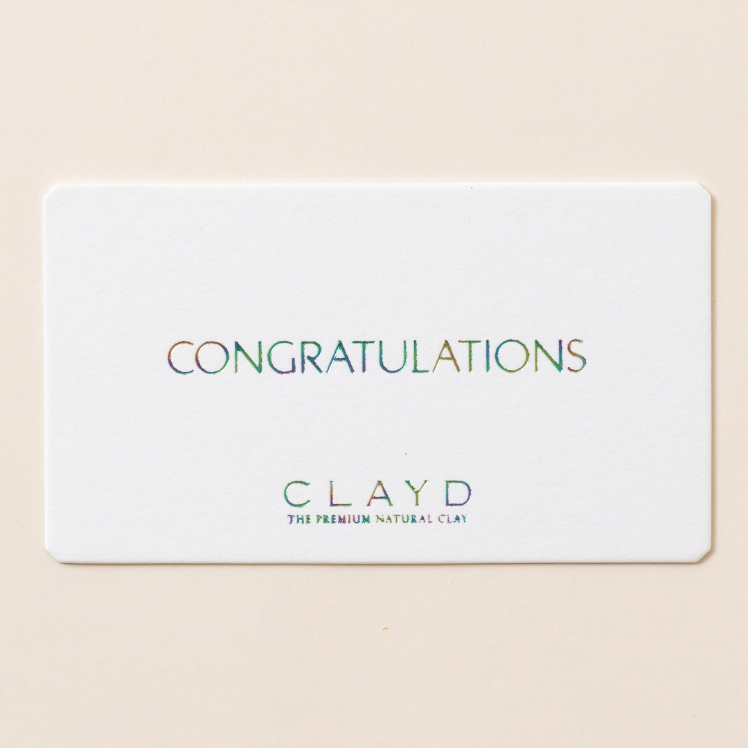 ギフト用メッセージカード[ CONGRATULATIONS ] – CLAYD